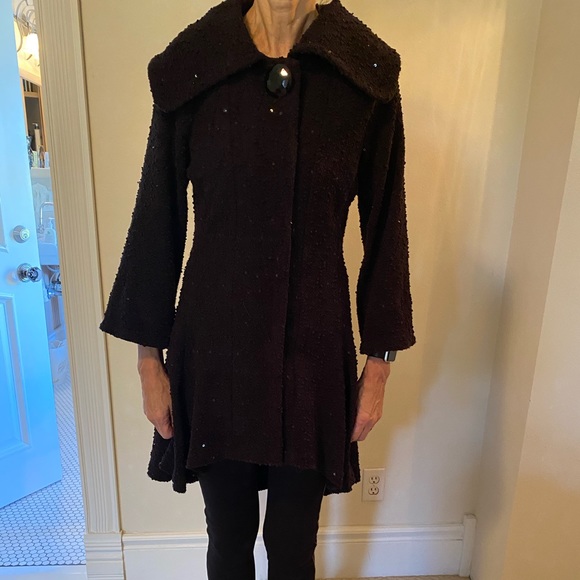 Joseph Ribkoff | Sweaters | Joseph Ribkoff Black Sparkly Duster Size 2 ...